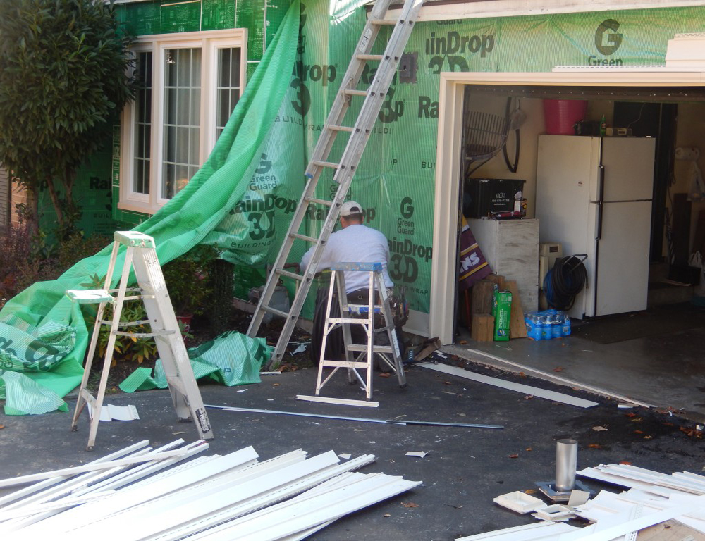 Green Guard Raindrop House Wrap Installation | Fairfax County, Virginia